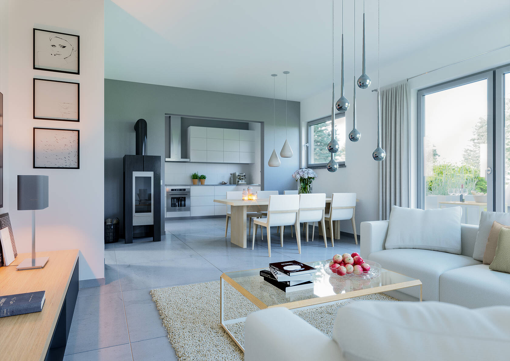 Familienhaus Cara | Flache Dachneigung